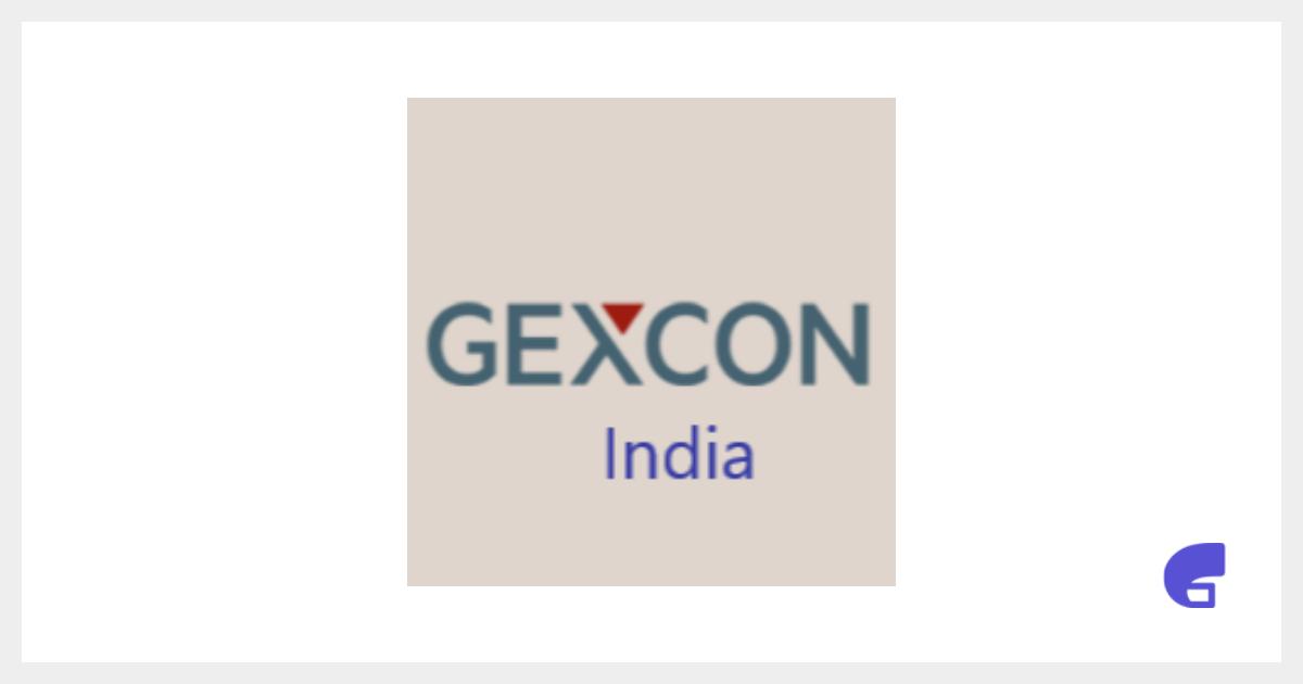 Gexcon India Pvt Ltd is hiring Software Developer with experience in ...